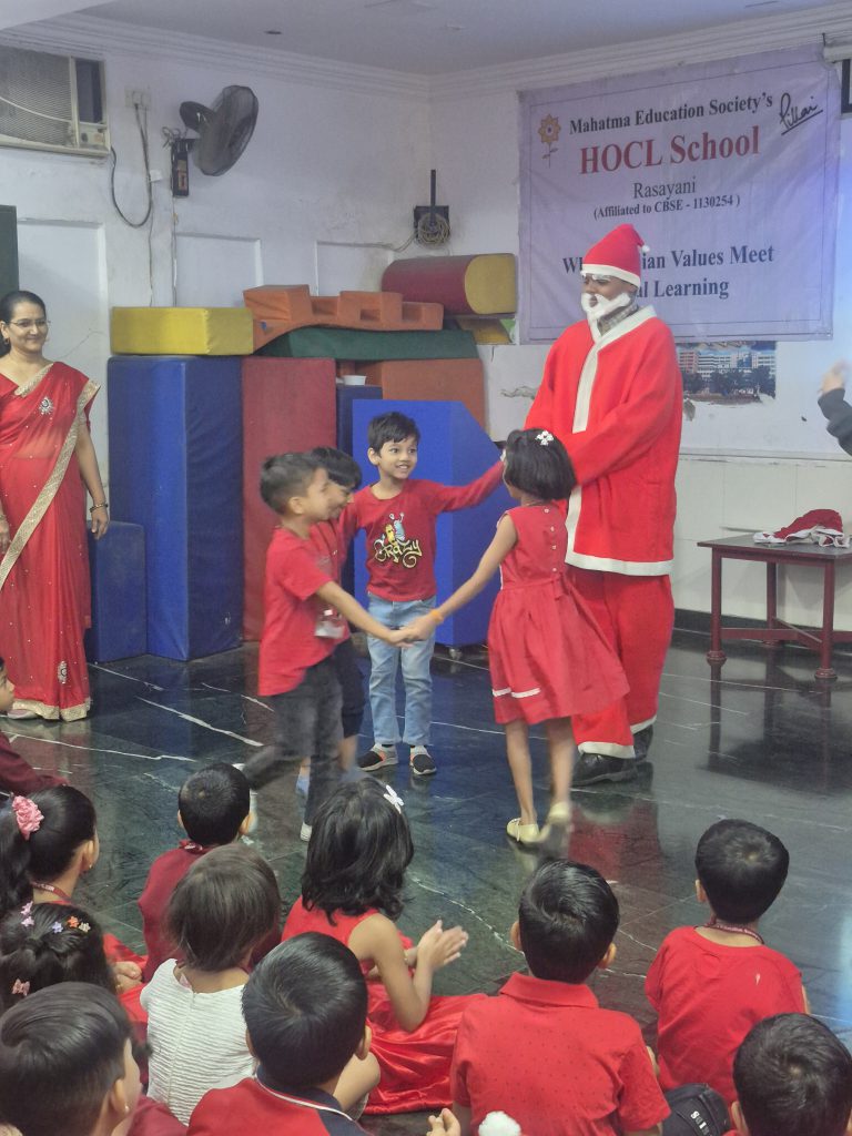 Christmas celebration – Class Jr.Kg & Sr.Kg – 2025-26 - HOCL School